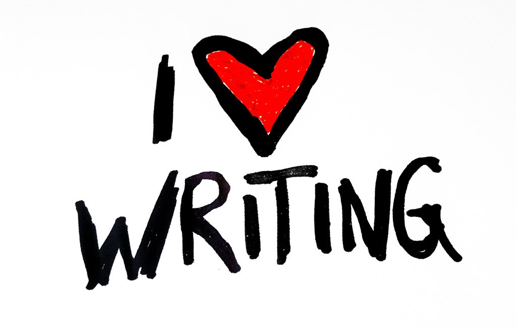 I Love Writing Clipart