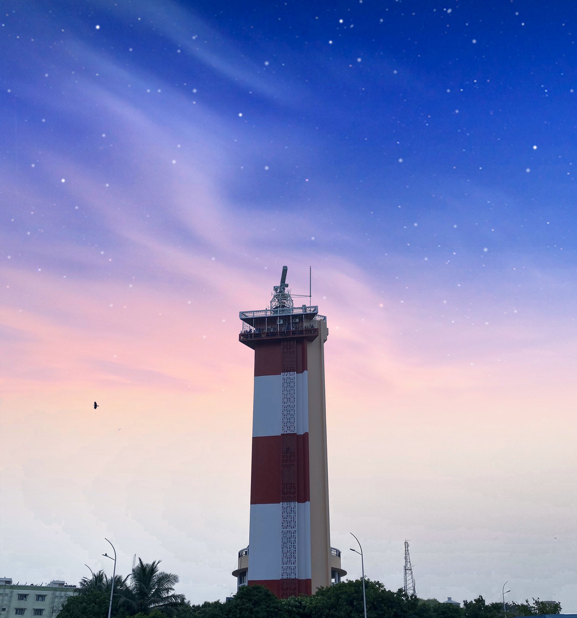 Marina Beach Lighthouse