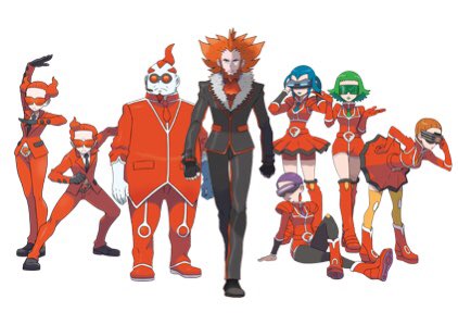 Pokemon Team Flare Admins