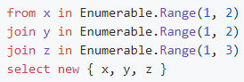 Atif Aziz on Twitter: "If C# makes the "on" clause optional in a "join" then we can get Zip in ...