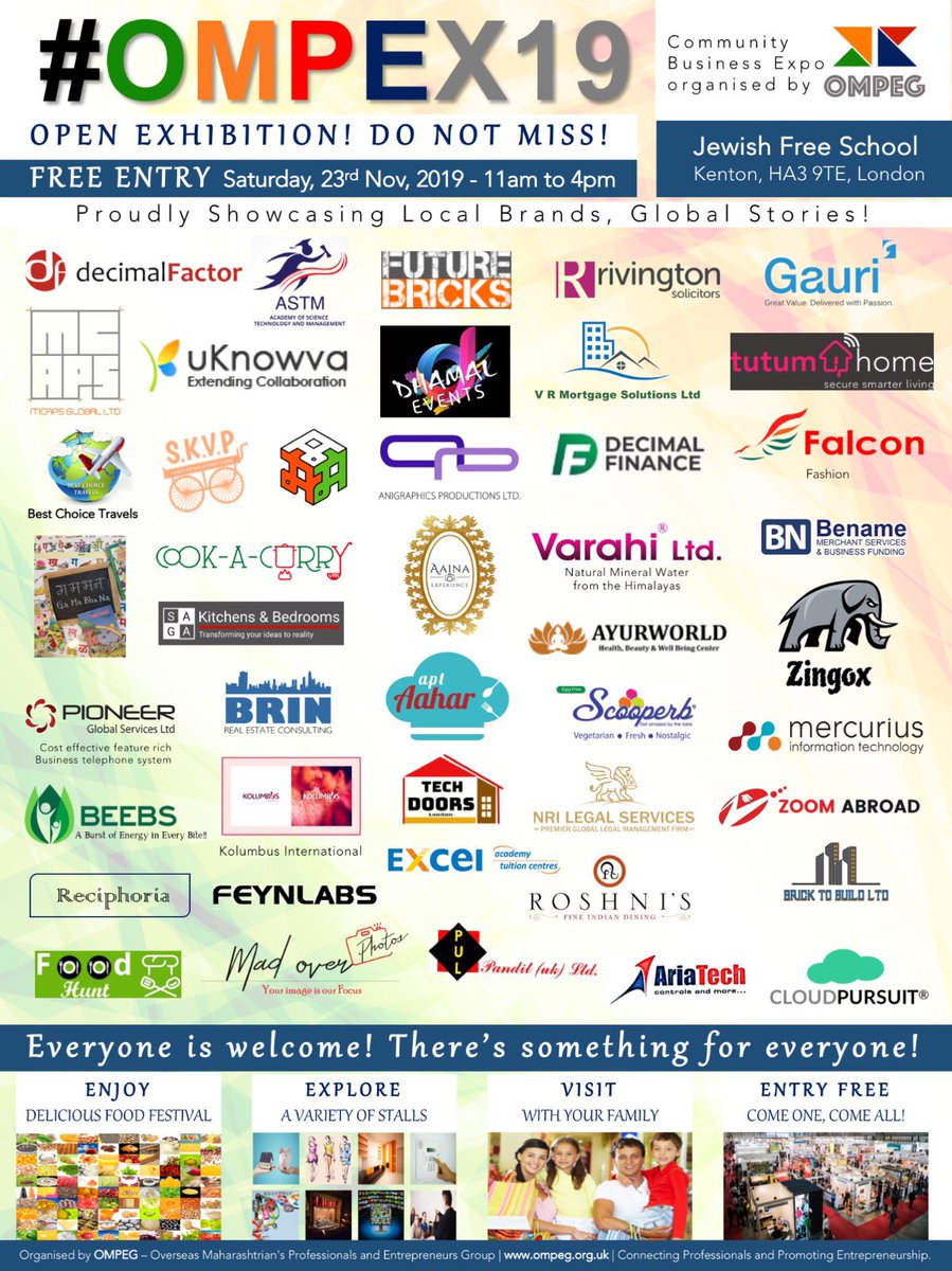OMPEG UK on Twitter: "Local Brands, Global Stories! Meet them all, only at #OMPEX19 Sat, 23rd ...