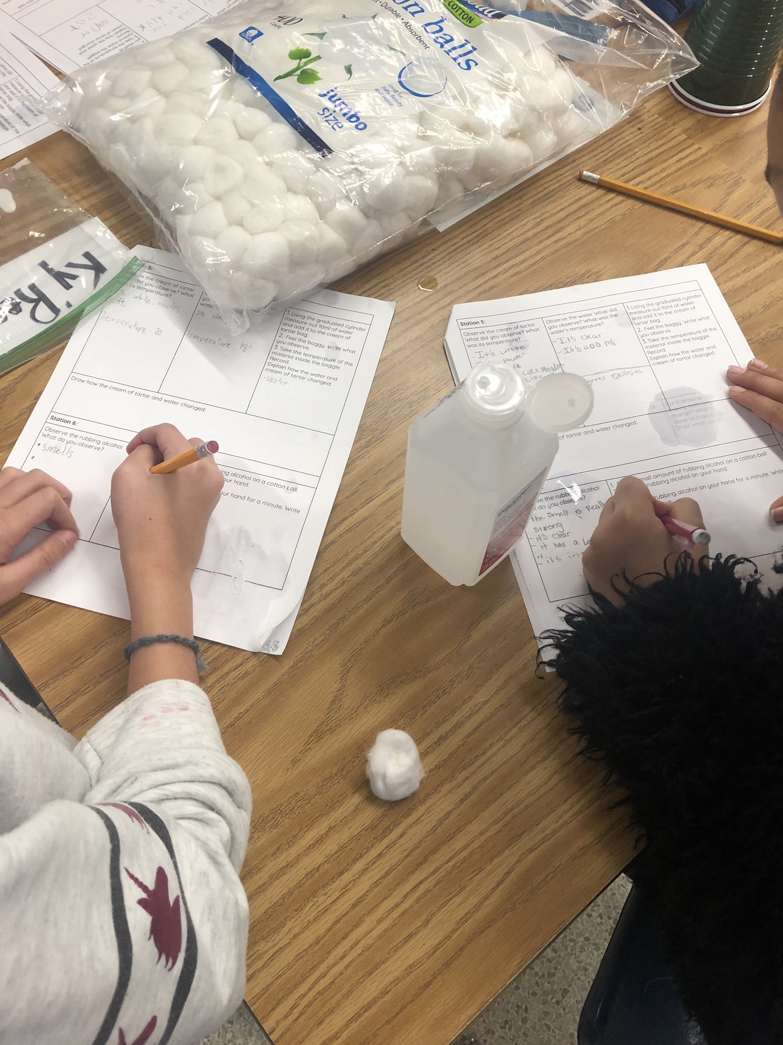 Rolan's 5th Grade on Twitter: "Using all of our senses! Observing ...