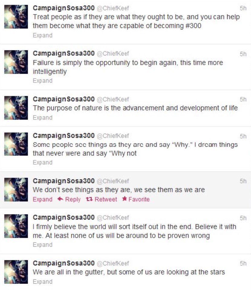 Chief Keef Quotes Twitter