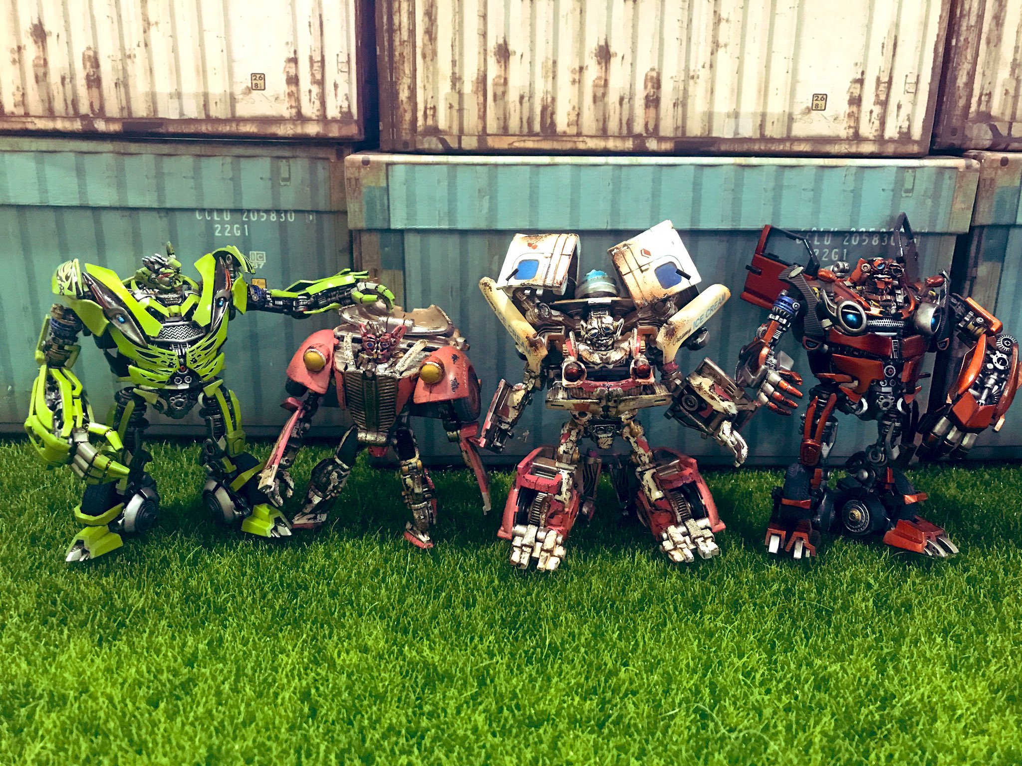 Transformers Green Twin