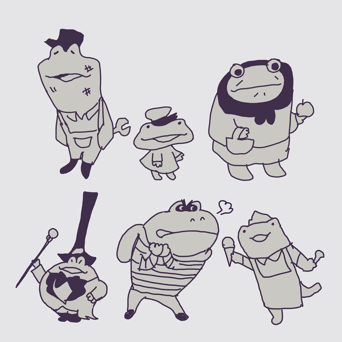 「Wassup gamers here's some frogs 」|Tato 👽のイラスト