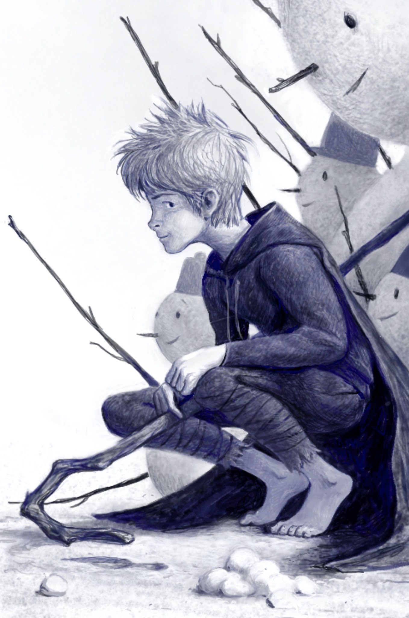 Jack Frost Rise Of The Guardians Sketch