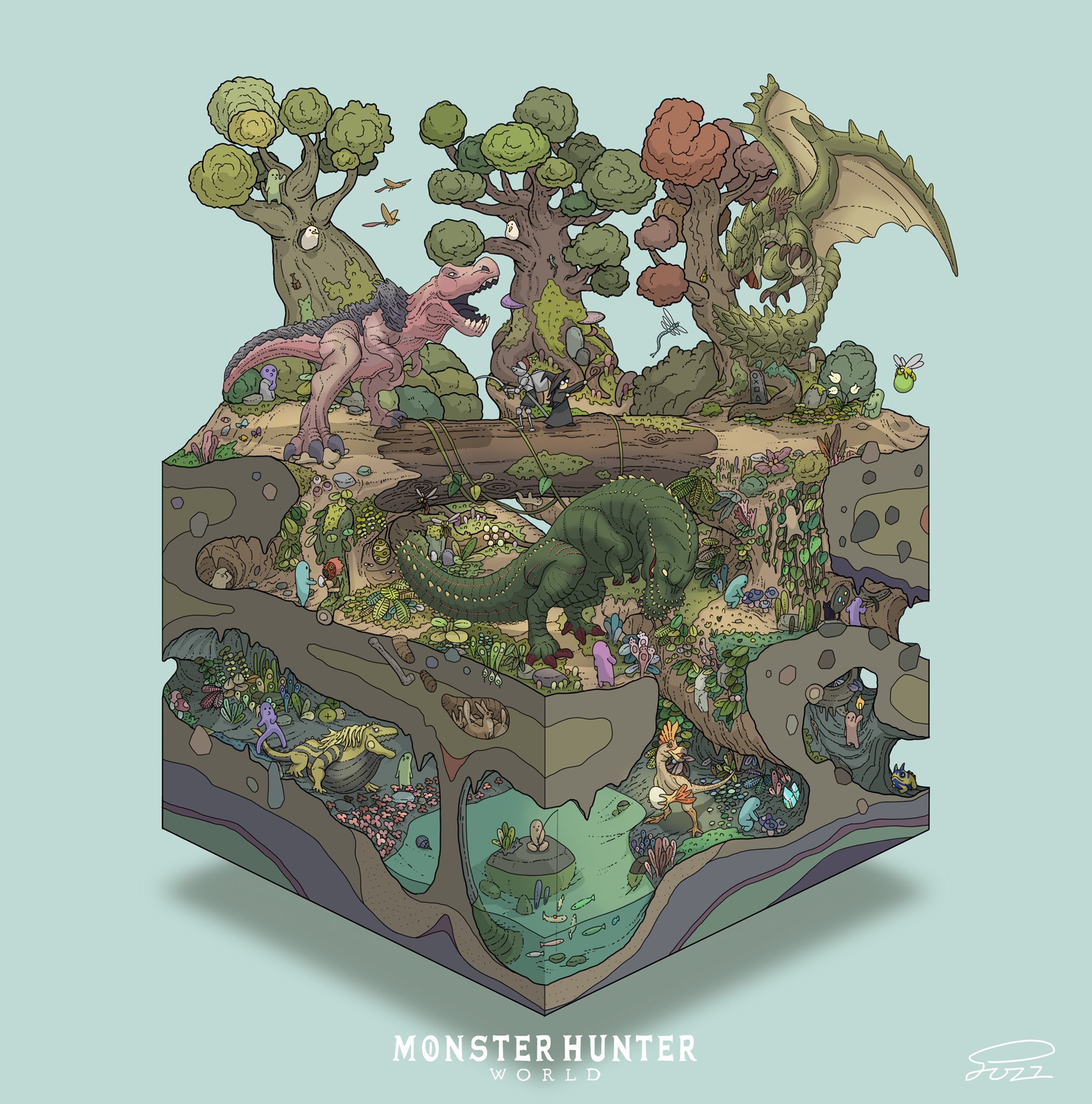 gozz/ごず🏝絵本『無人島漂着100日日記』発売中 on Twitter: "#あなたの世界観を語る見た人もやる 素敵な世界や環境をより多く伝え別の場所、見えない足元にいる様々な生き物 ...