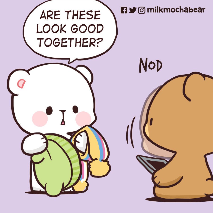 「Mocha's head is... ??? --- #milkmochabear #milkandmocha 」Milk & Mochaの漫画