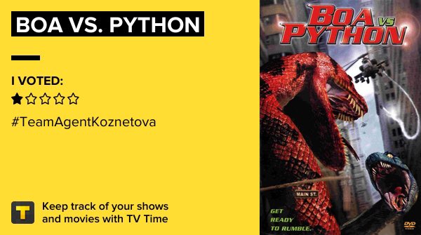 Boa Vs Python 2004
