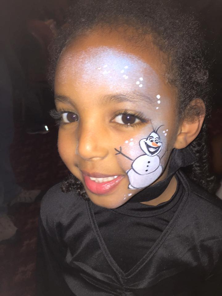 Snowman Face Paint