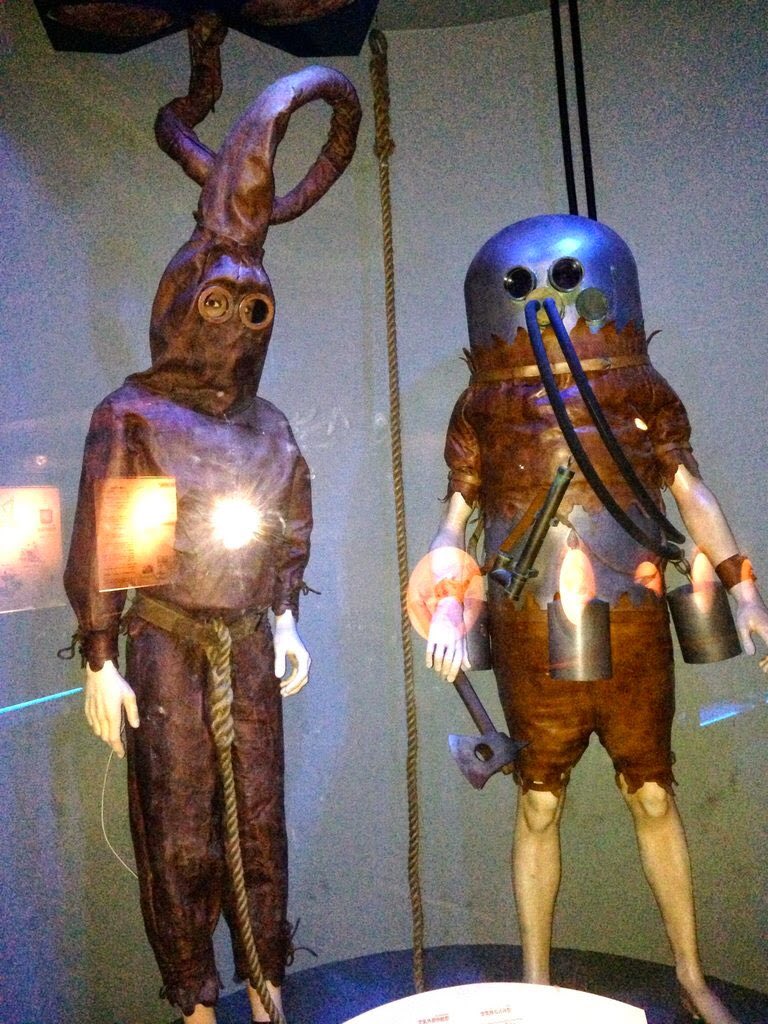 Old Diving Suit Creepy