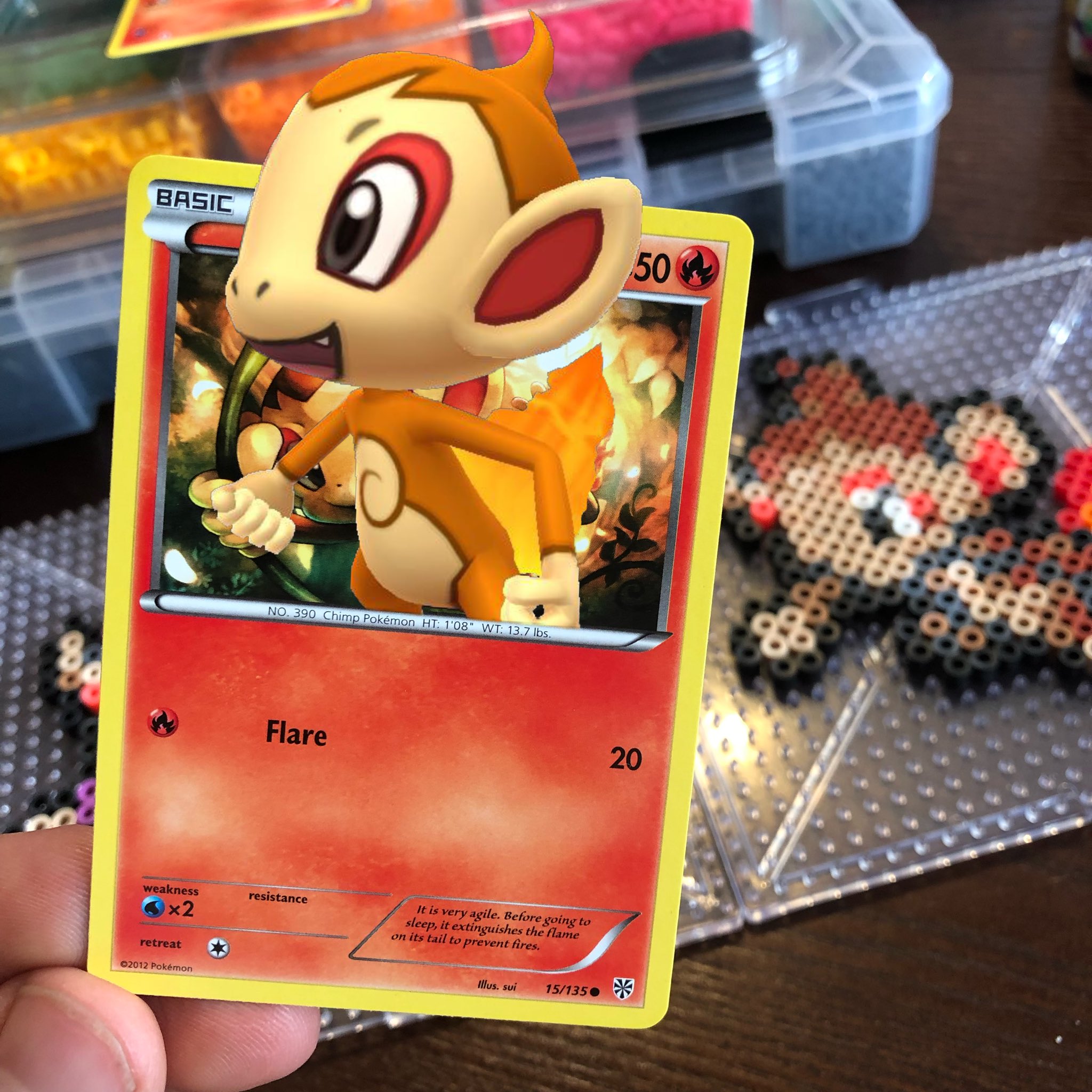 Pokemon Chimchar Evolution Cards