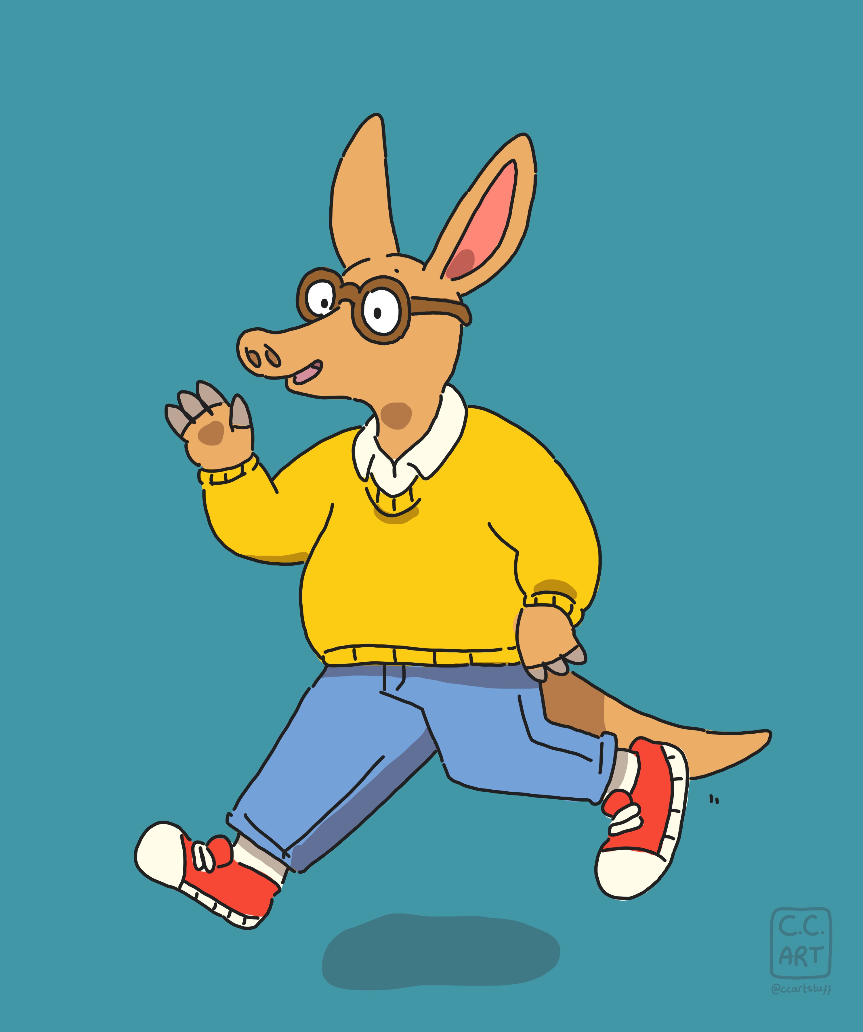 Arthur The Aardvark Nose Transition