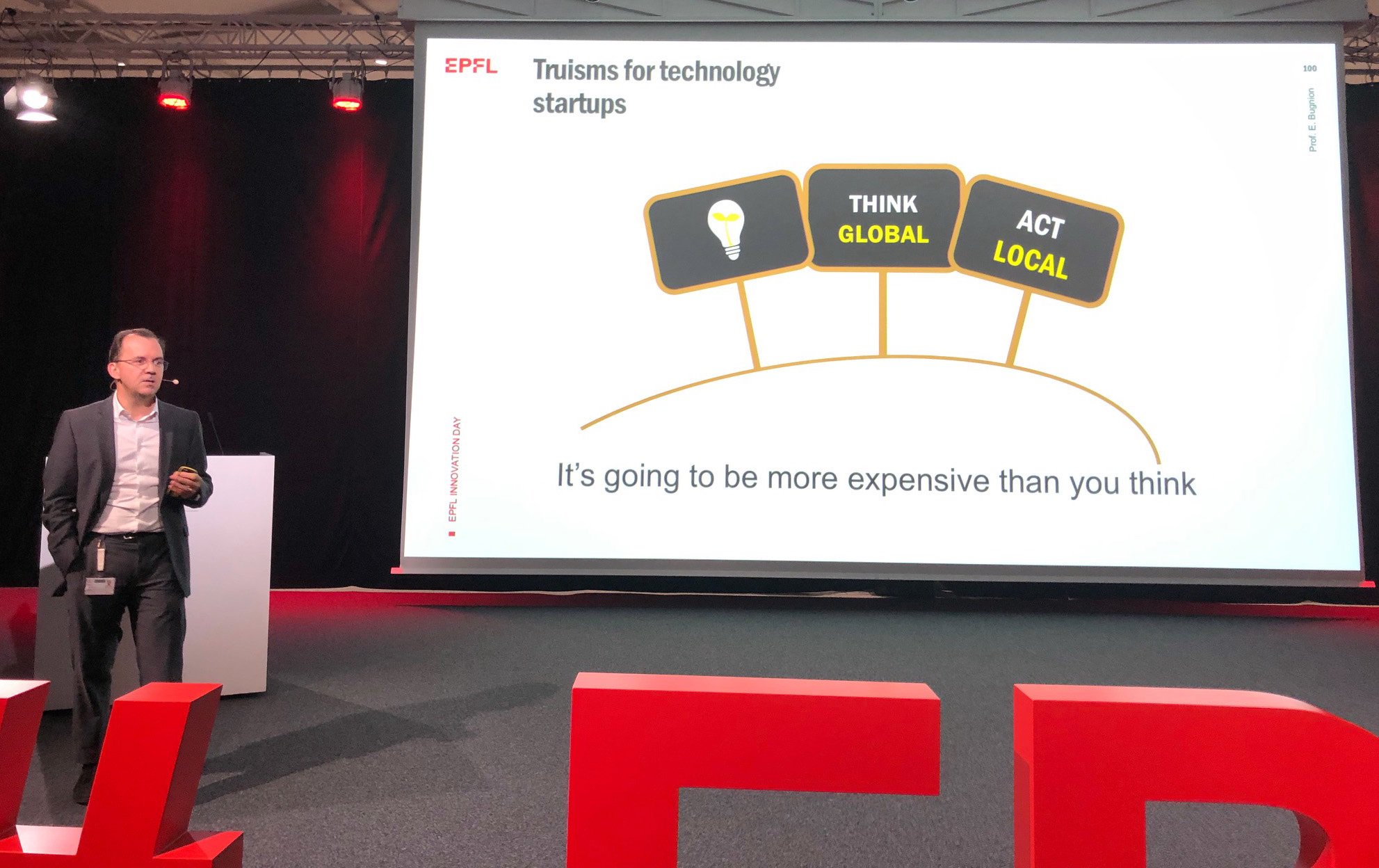 Martin Vetterli on Twitter: "Now at EPFL Innovation Day: software architect, former businessman ...