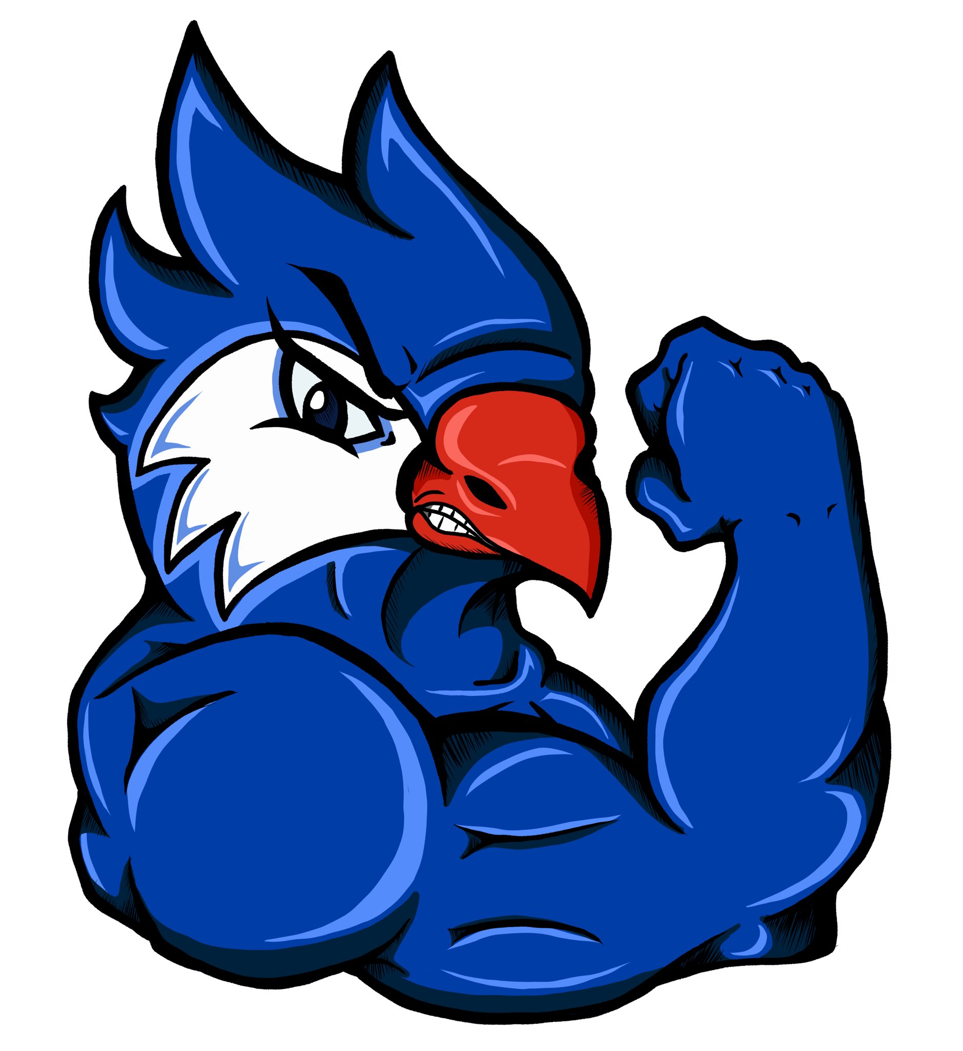 Cartoon Blue Jay