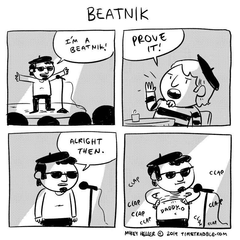 「i drew a comic about Petrarch's skull 」Mikey Hellerの漫画