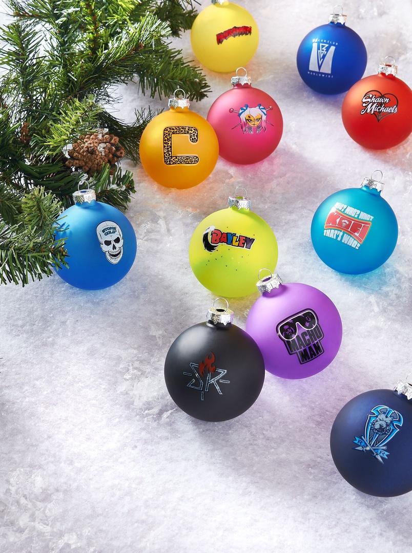 Wwe Christmas Ornaments Merry Christmas" Pop Art Kerstbal | Glas