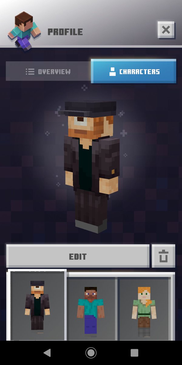 Jeb Minecraft Character