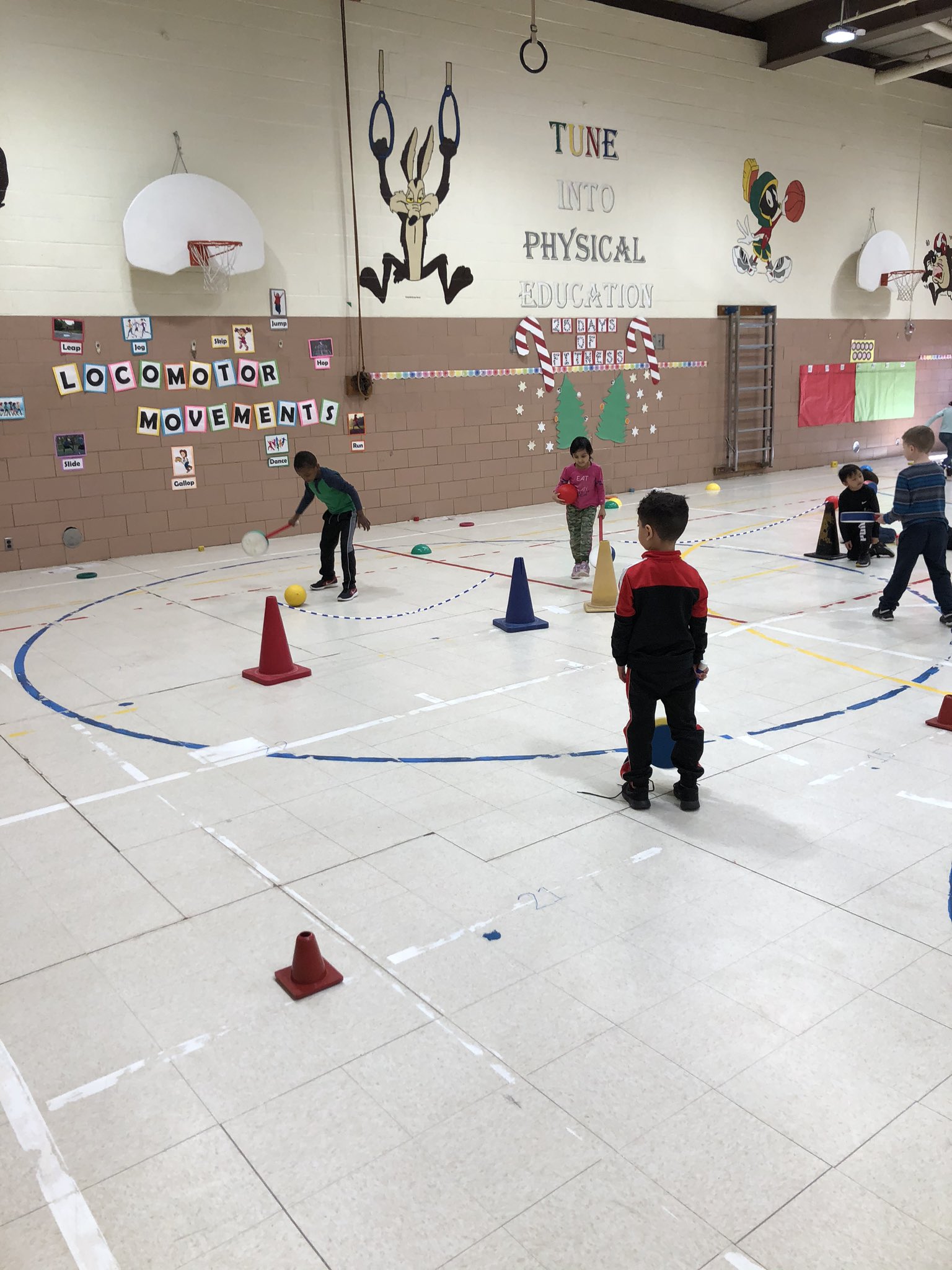 Mrs. Costantino on Twitter: "K’s using paddles improving their striking ...