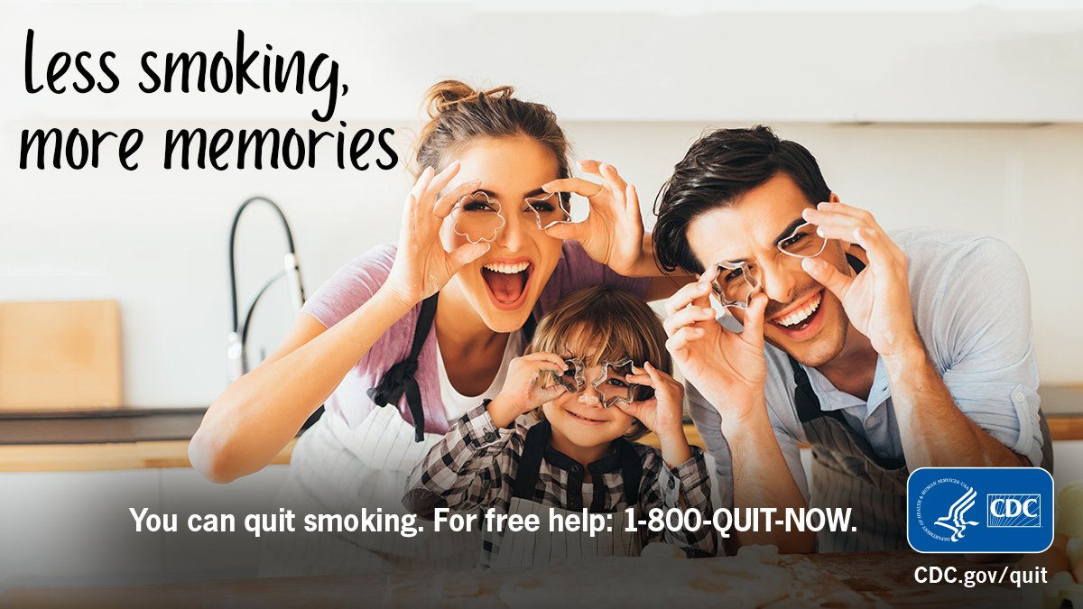 CDC Tobacco Free on Twitter: "Quitting smoking gives you the chance to ...