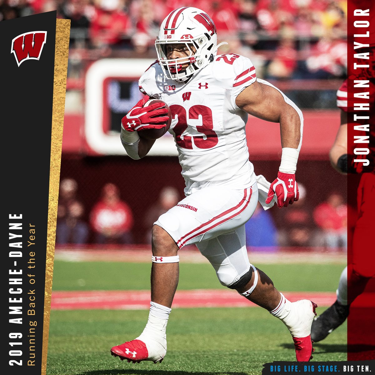 Jonathan Taylor Named B1G Football Ameche-Dayne Running Back of the ...