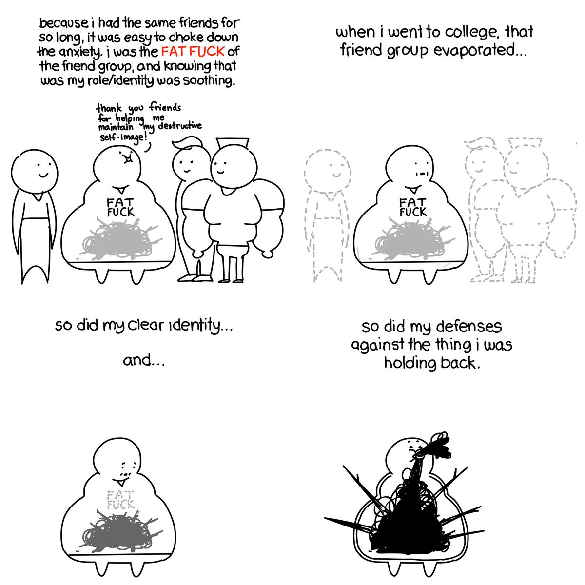 「comic : "you will always be a fat fuck" 3 」Jim Mortensen (avail Aug ...