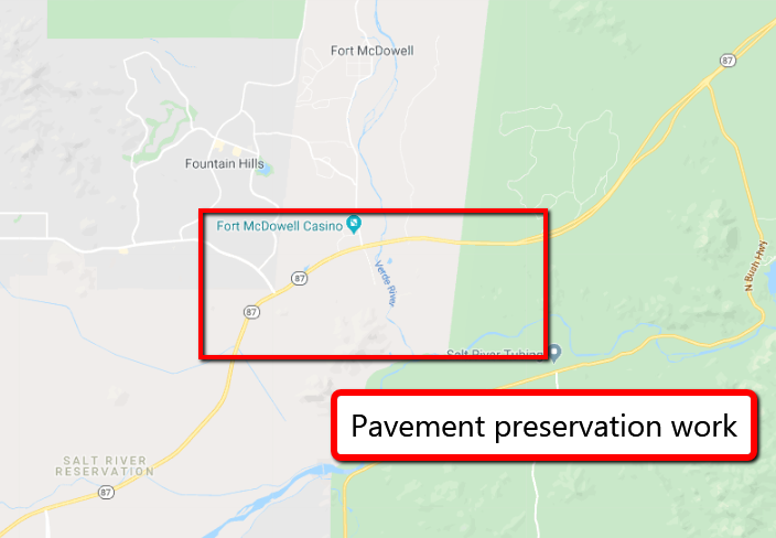 State Route 87 will be narrowed to one lane in each direction between ...