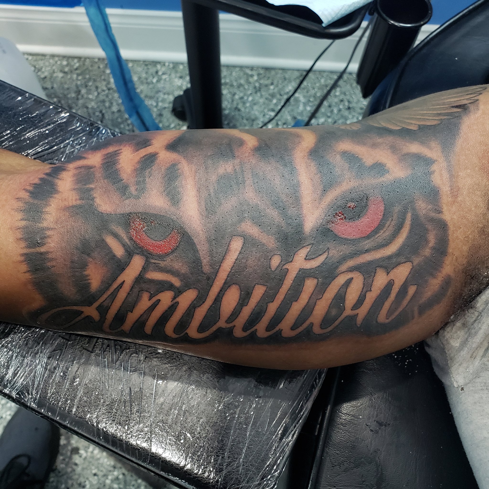 Ambition Tattoo On Arm