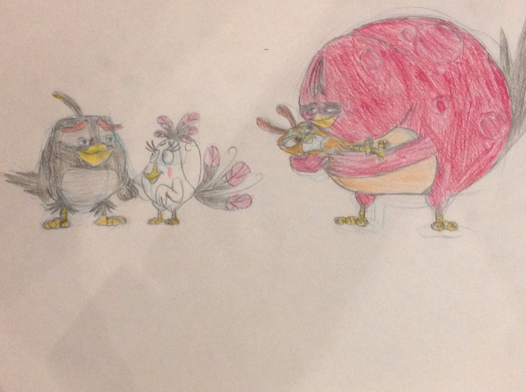 Angry Birds Matilda And Bomb