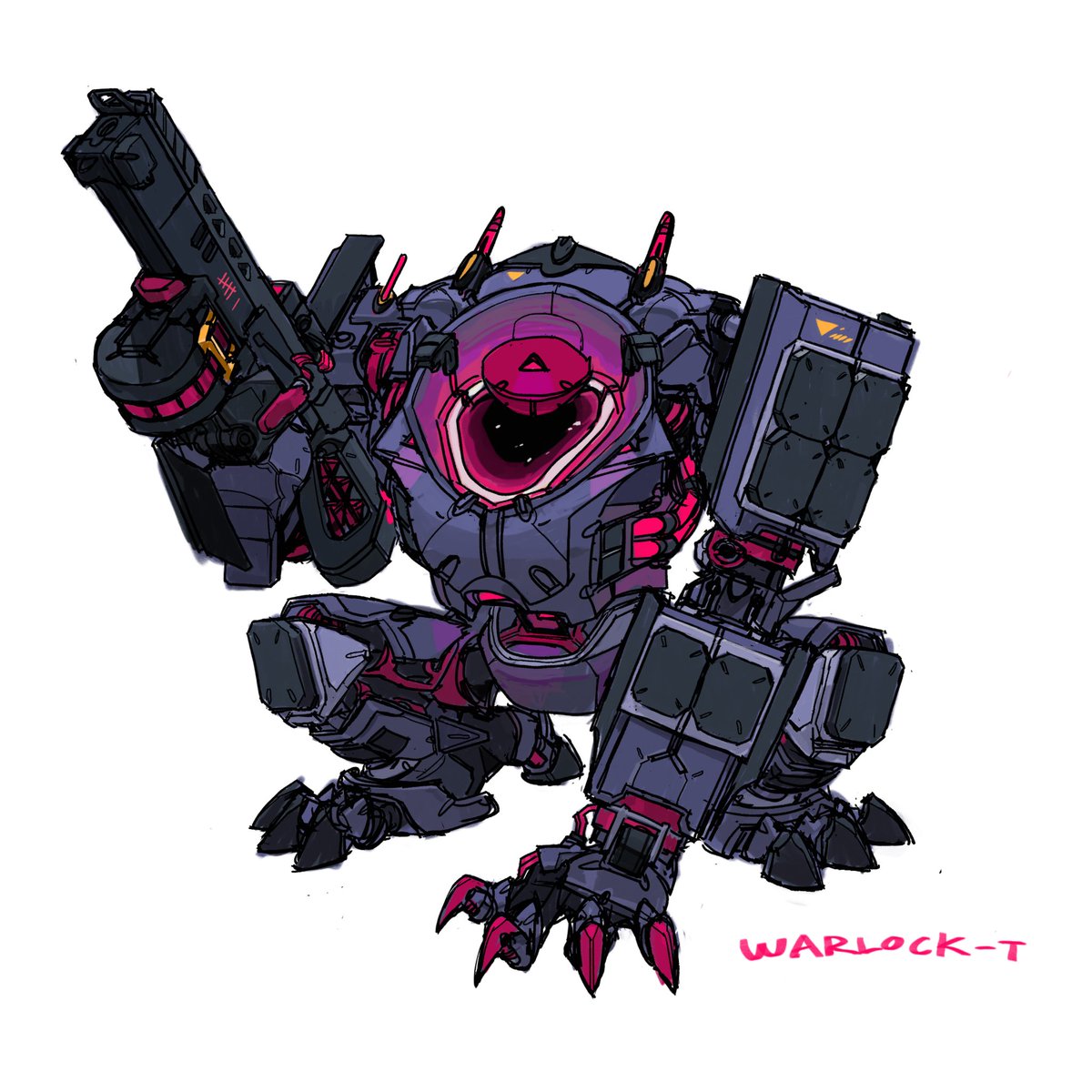 my @Lancer_RPG mech done! Tortuga with HORUS hackin action! Will ...