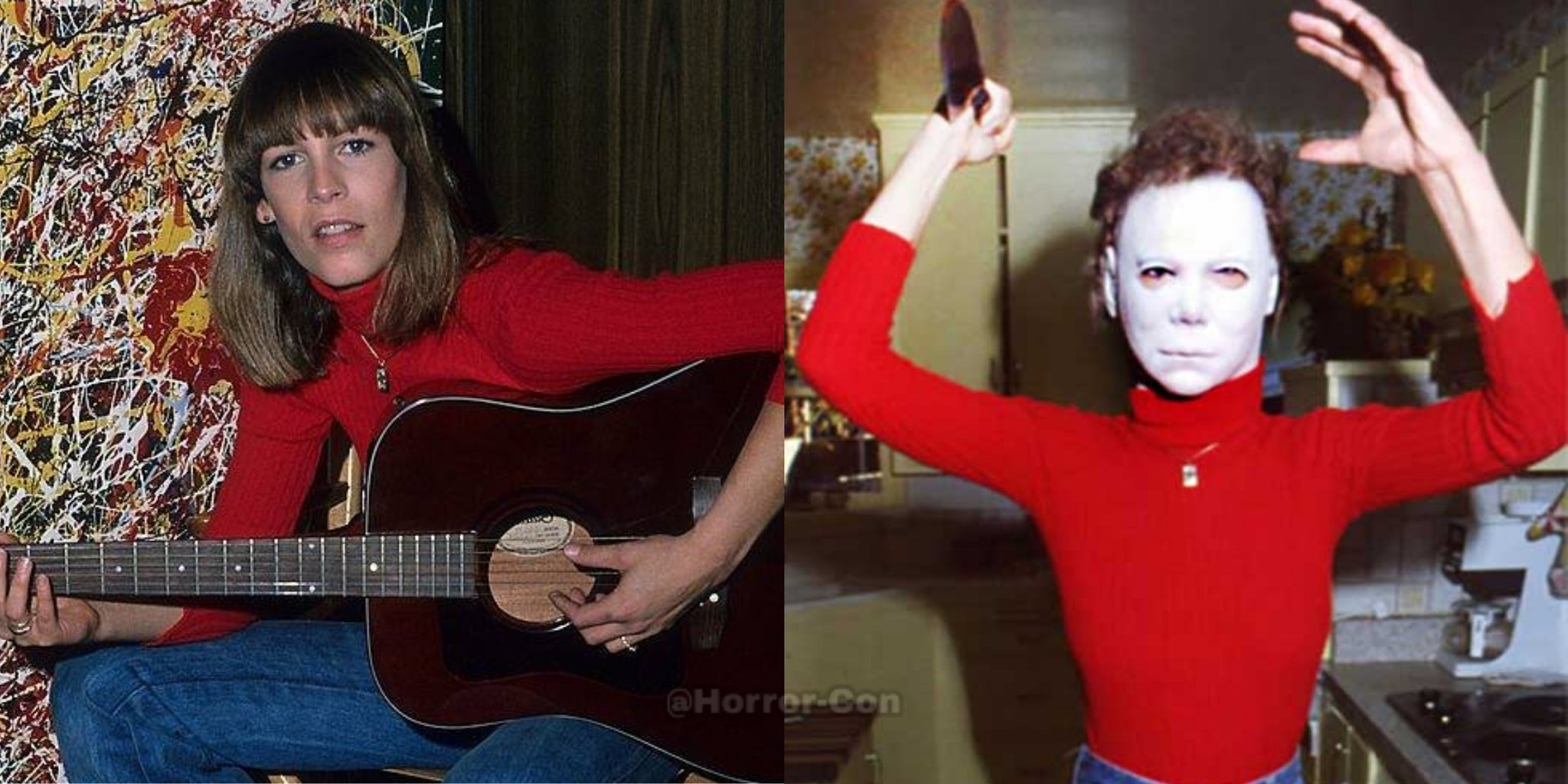 Jamie Lee Curtis Michael Myers 112 More Days #halloween #michaelmyers