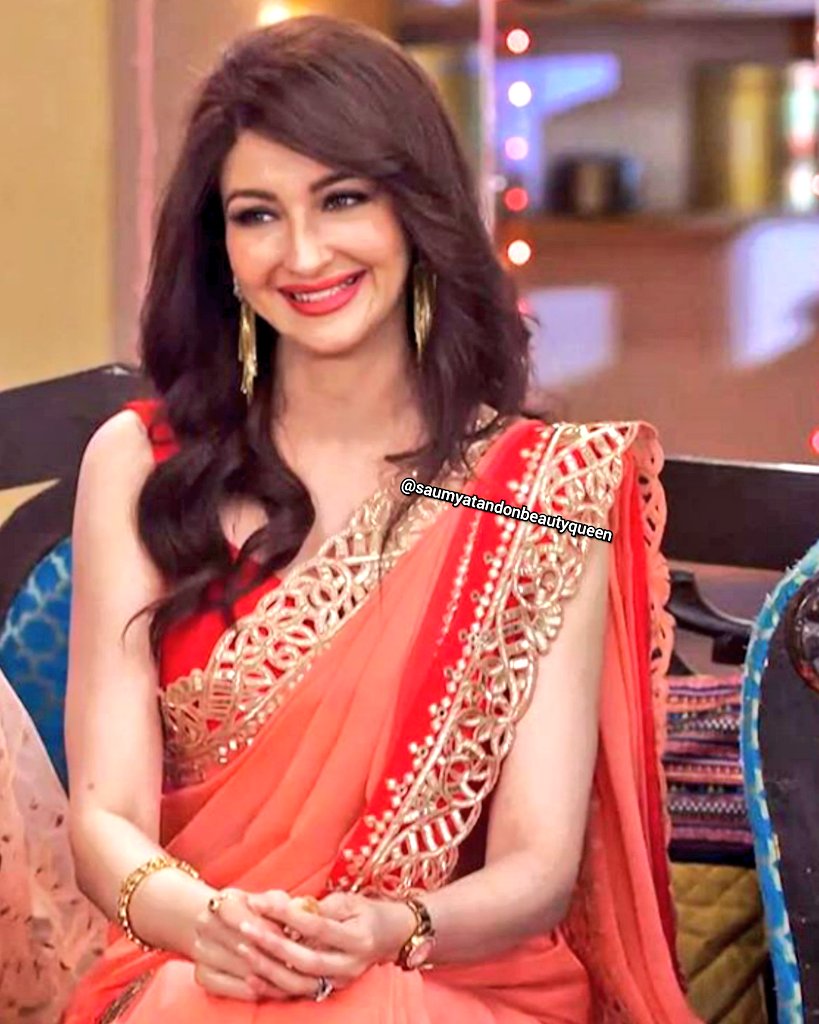Saumya Tandon In Saree In Did