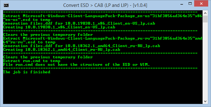 adguard on Twitter: "Convert ESD > CAB (LP and LIP) - [v1.0.4] https://t.co/SIZwOwxXv5 - Fixed ...