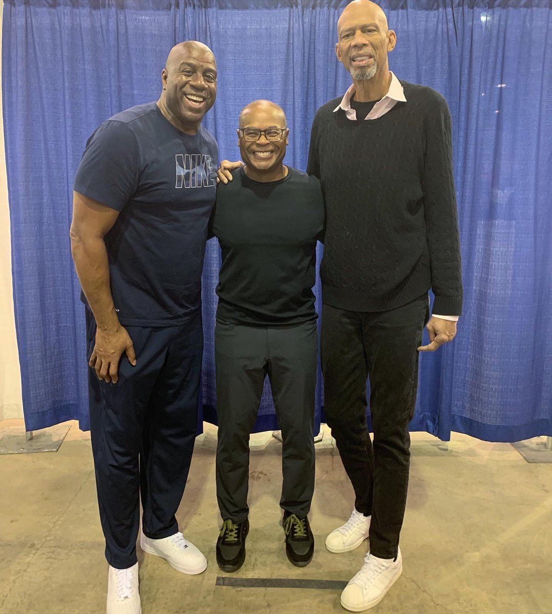 Kareem Abdul Jabbar Magic Johnson
