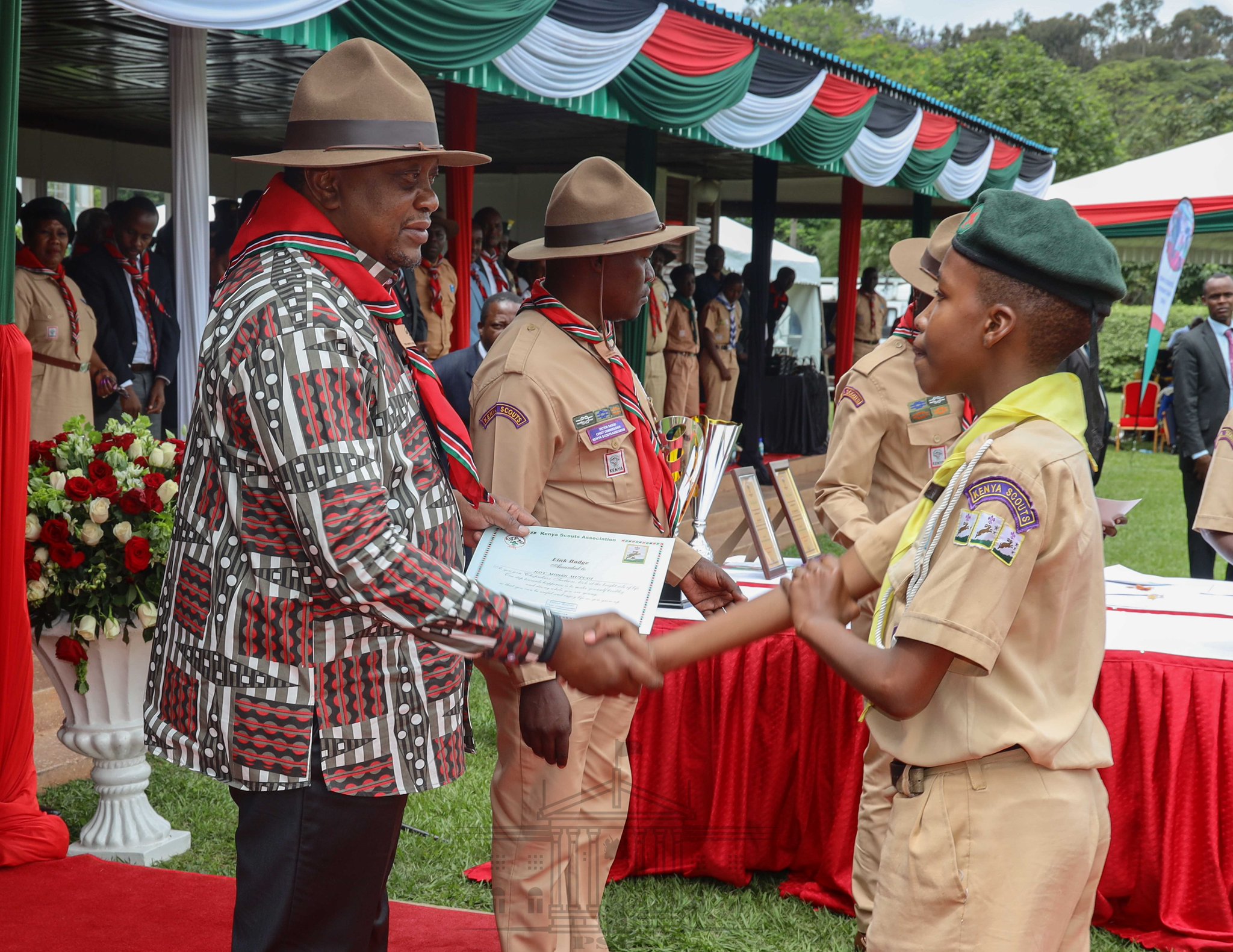 Kenya Scouts Logo Kileva Eastfield Scouting Certificates