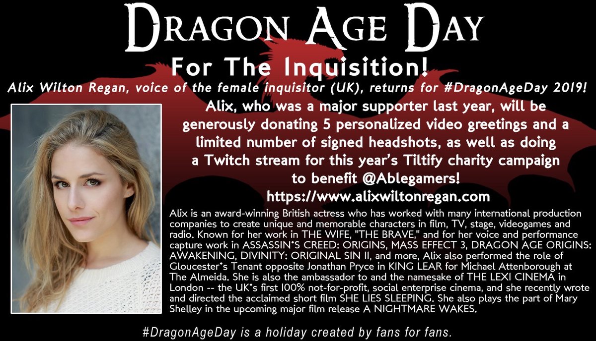 2019 Unofficial Dragon Age Day Twitter & Discussion Thread - Interview ...