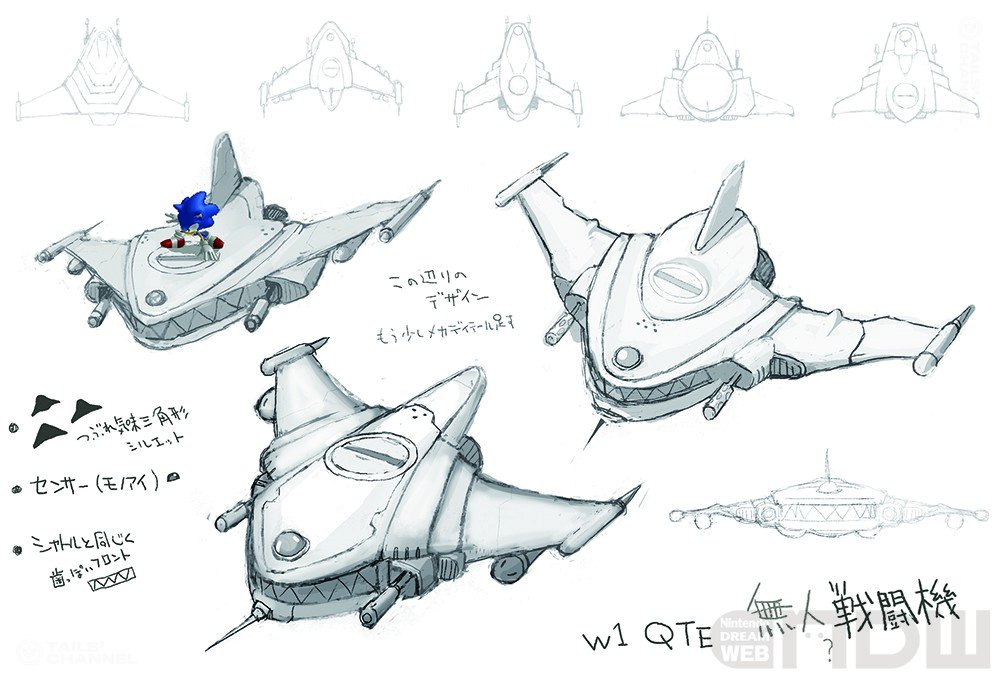 「Here's a detailed concept of Sonic from the #TeamSonicRacing」Tails ...