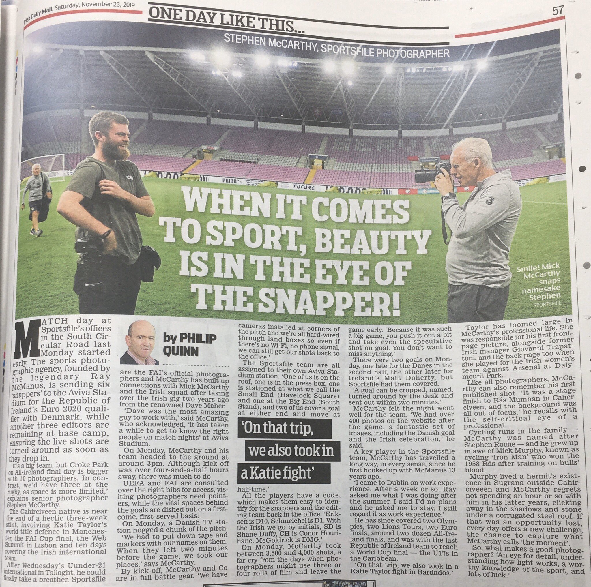 St Marys GAA on Twitter: "A lovely article on Cahersiveen man Stephen McCarthy in last Saturday ...