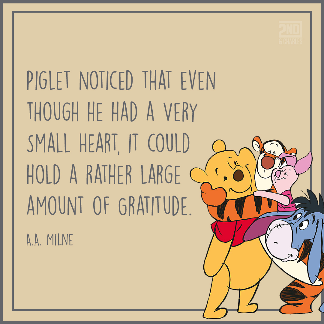 Piglet Gratitude Quote