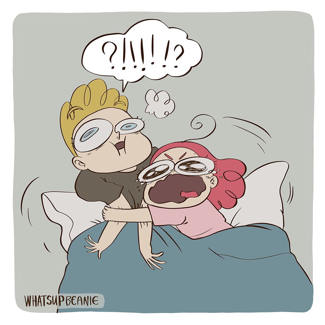 1/2) That feeling when your Mama stops to talk to someone 」Beanie 🐶の漫画