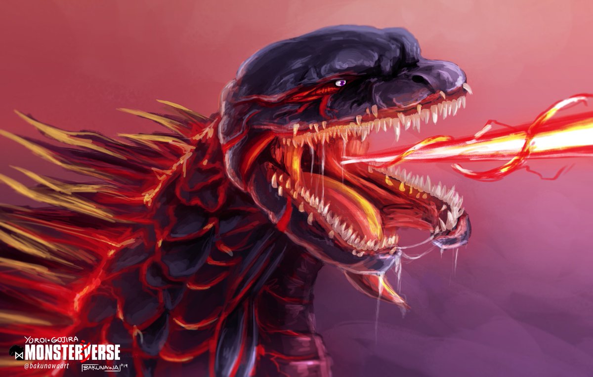 Godzilla Red Spiral Ray