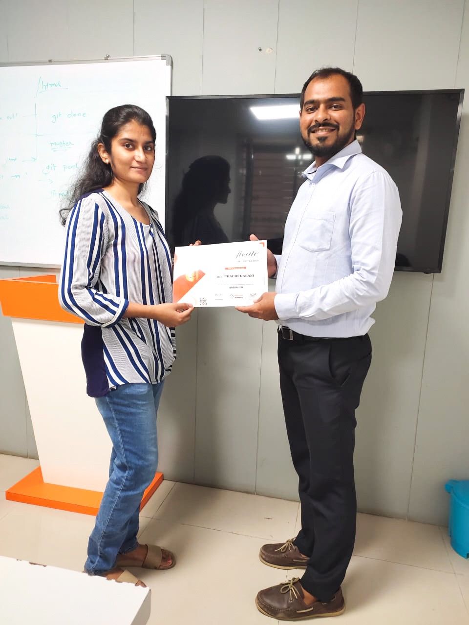 Softices Academy on Twitter: "Congratulations! Prachi Gabani for successfully completing Android ...