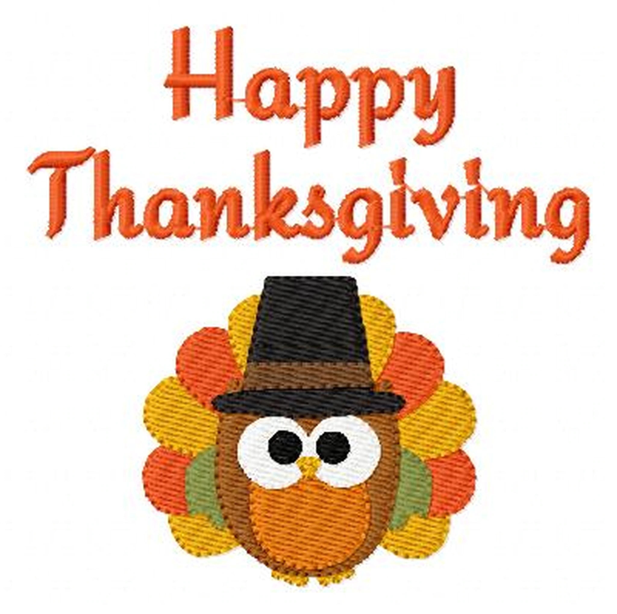 Happy Thanksgiving Owl Clip Art