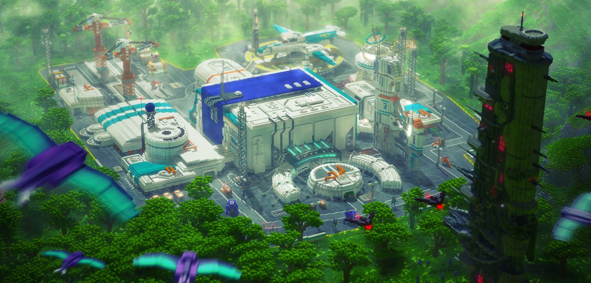 Futuristic Military Base Minecraft