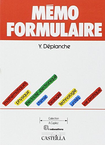 formulaire de mathématiques