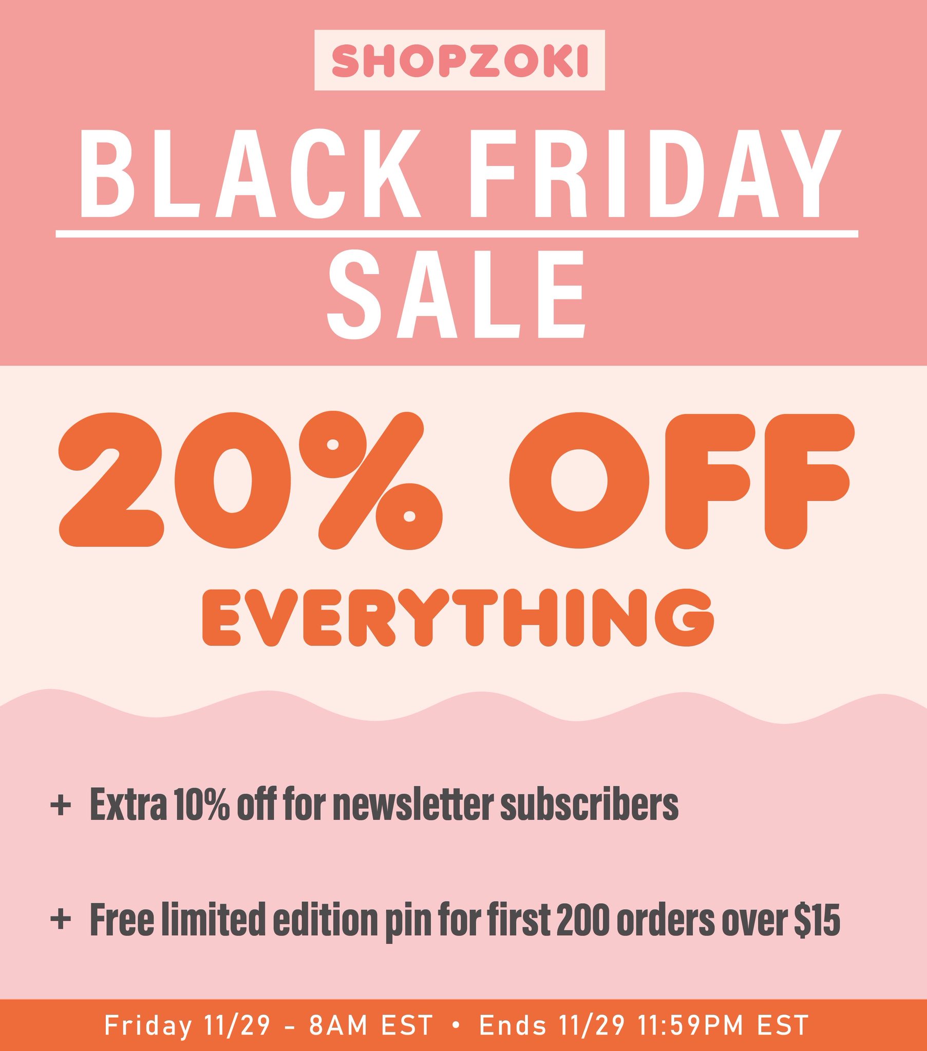 Shopzoki on Twitter: "A sneak peak of Our #BlackFridaySale. Subscribe to our newsletter for a ...
