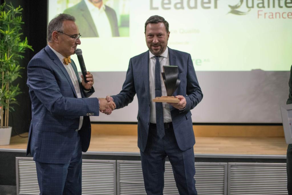 Congratulations to Eric Wolff who received the France Leader Qualité ...