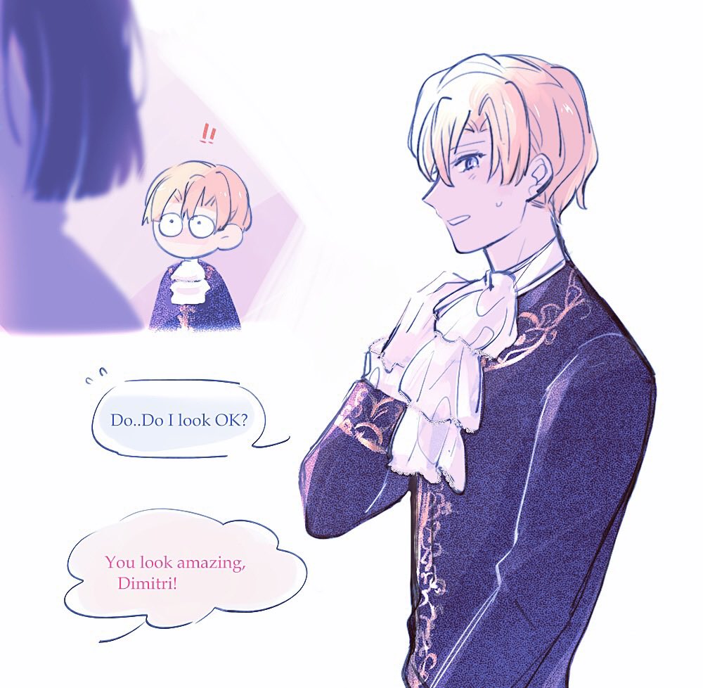 「high school au where dimitri and felix a」|tem🐟の漫画