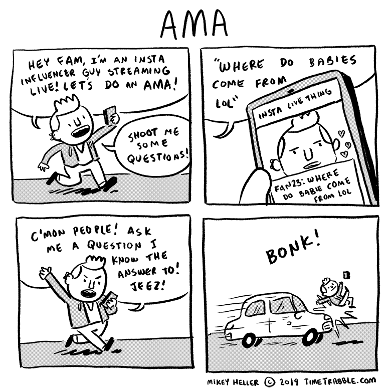 「i drew a comic about an AMA 」|Mikey Hellerの漫画