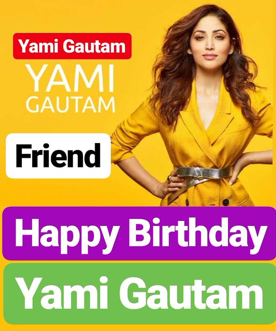Yami Gautam's Birthday Celebration | HappyBday.to